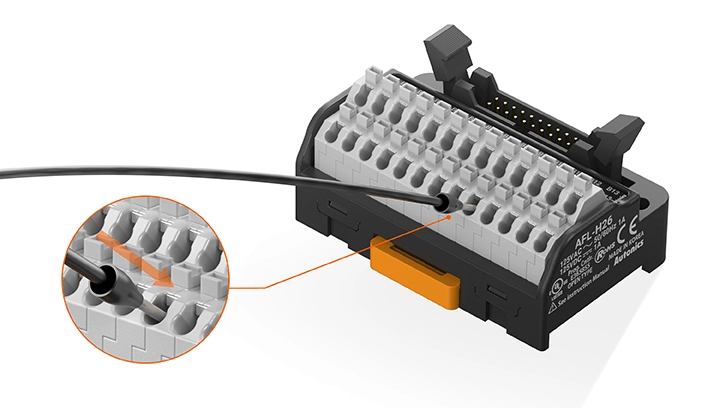 AFL Series - Interface Terminal Blocks (Screwless Push-In Type ...