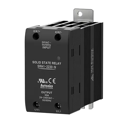 SRH1-2230-N - Single-Phase Solid State Relays (Integrated Heatsink, Top ...