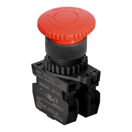 S2ER-E3R2A - 22/25 mm Emergency Switches | Autonics (US)