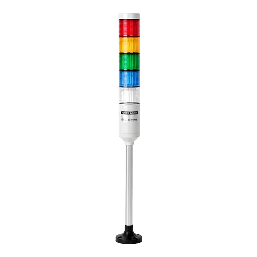PTE-APF-5FF-RYGBC - D56mm Modular Style LED Tower Light | Autonics (GLB)